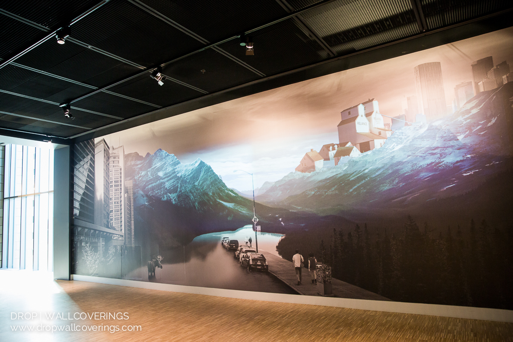 Commercial Wall Murals Installed in Calgary's National Music Centre